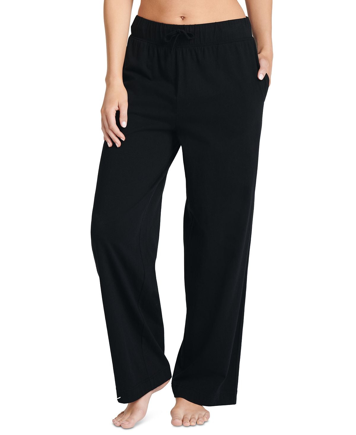 Jockey Women's Sleepwear Everyday Essentials 100% Cotton Pant , Black ...