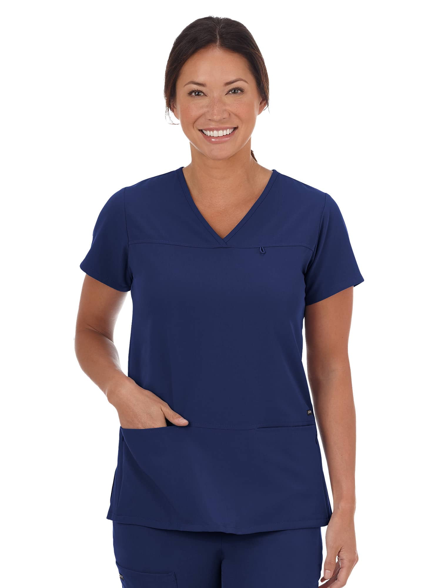 Jockey Women's True Fit Crossover V-Neck Scrub Top - Walmart.com