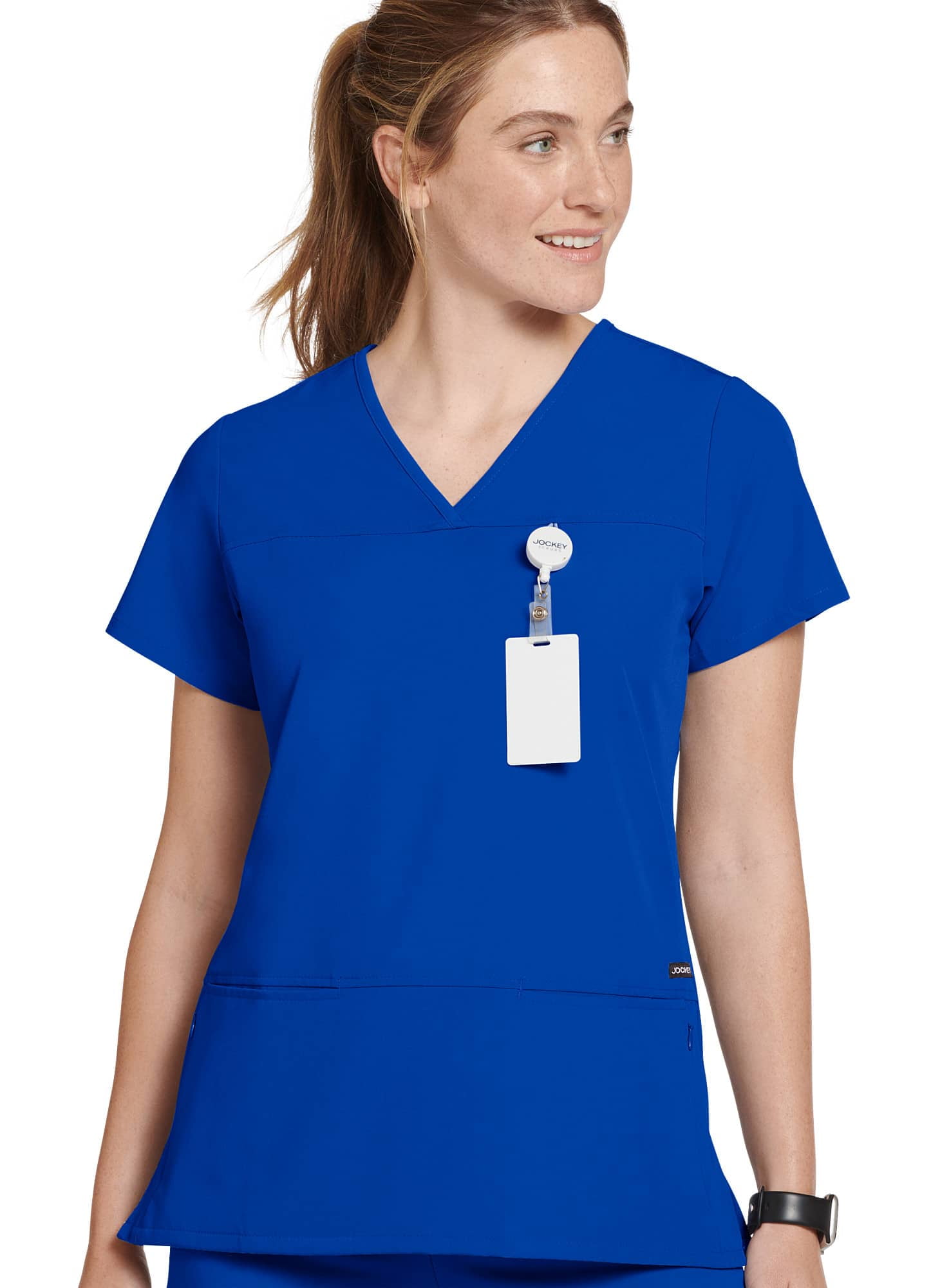 Jockey Women's True Fit Crossover V-Neck Scrub Top - Walmart.com