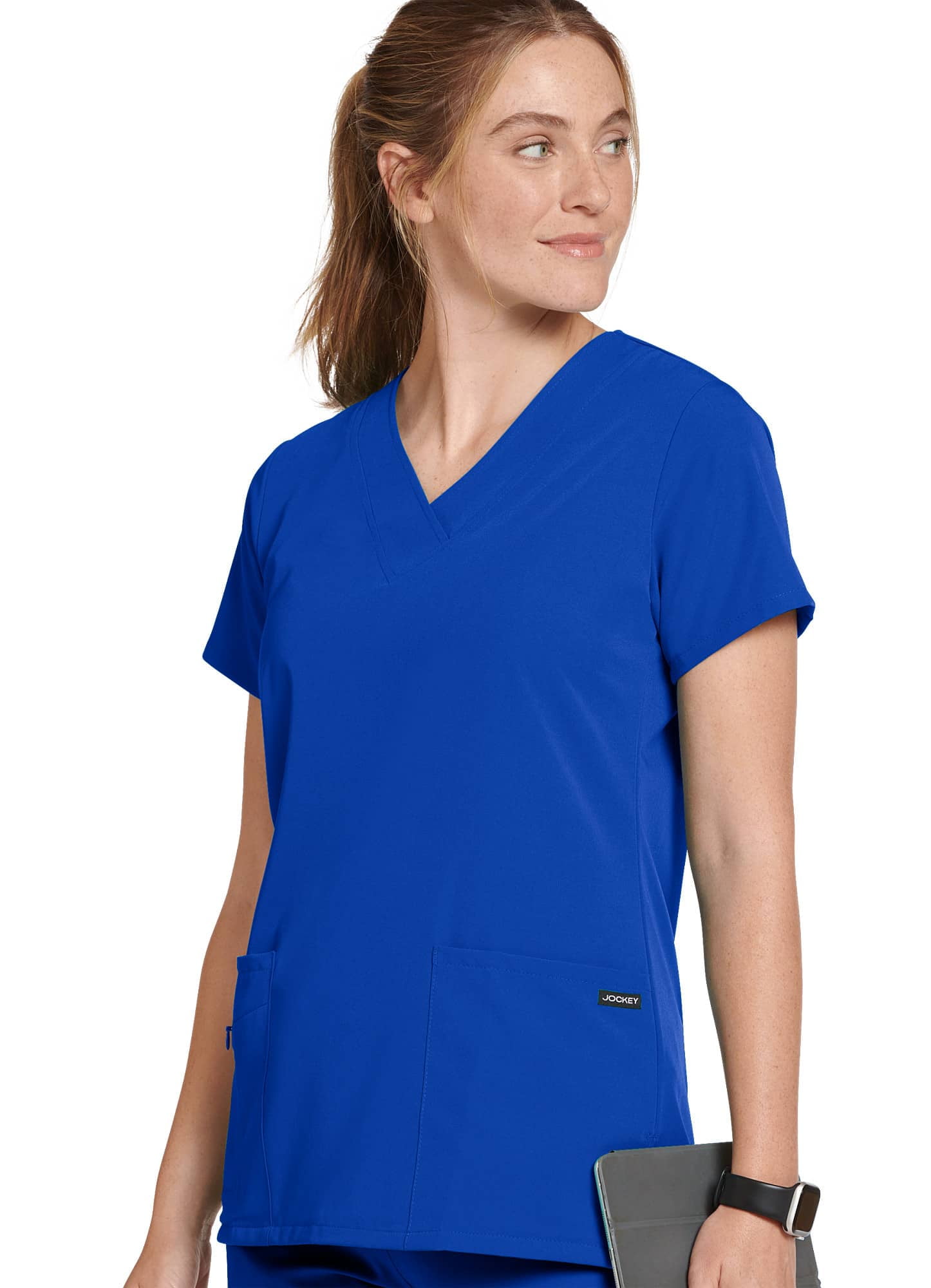 Jockey Women's V-Neck Crossover Scrub Top - Walmart.com