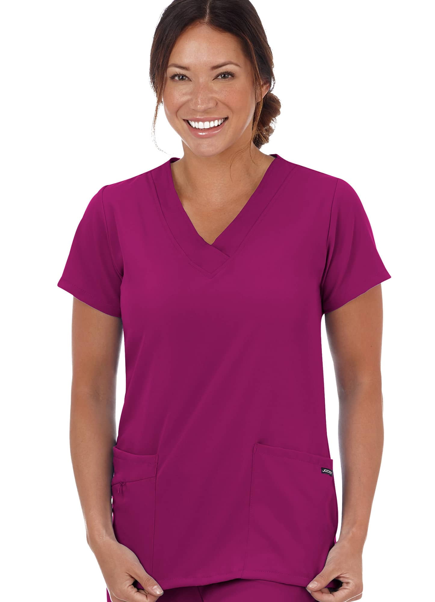 Jockey Women's V-Neck Crossover Scrub Top - Walmart.com