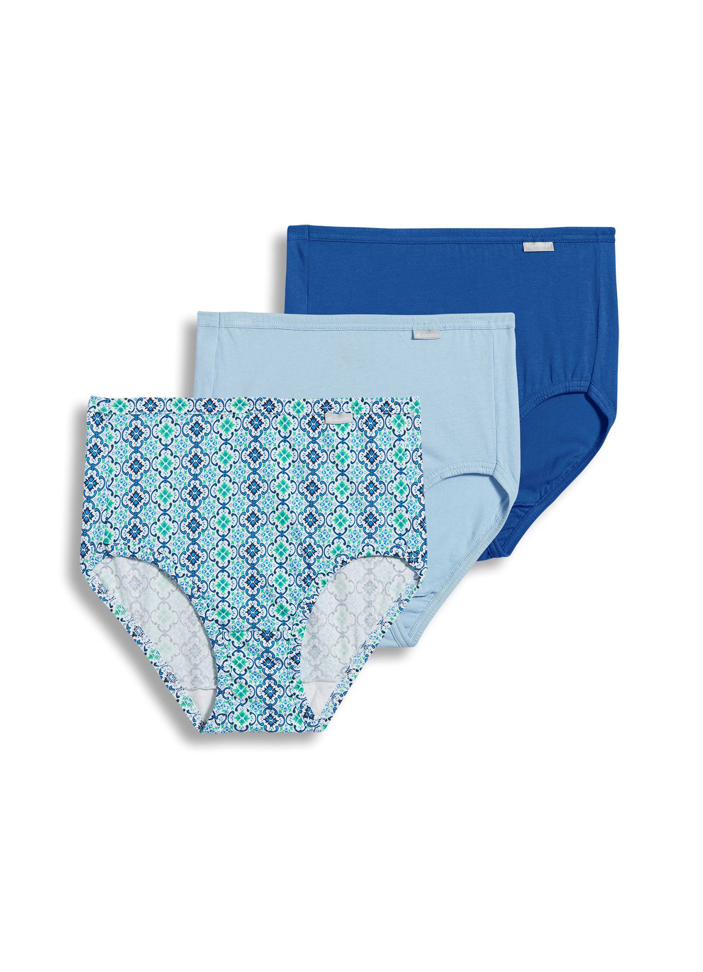 Jockey Womens Elance Brief 3 Pack Underwear Briefs 100% cotton ...