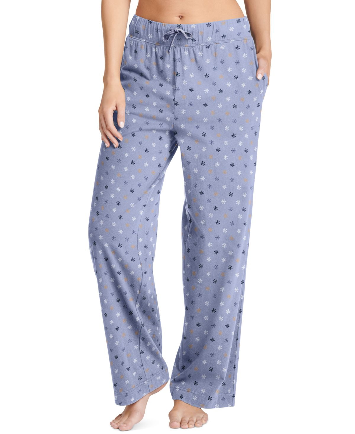 Jockey Womens Everyday Essentials Cotton Pajama Pants,Flurry Multi,X ...