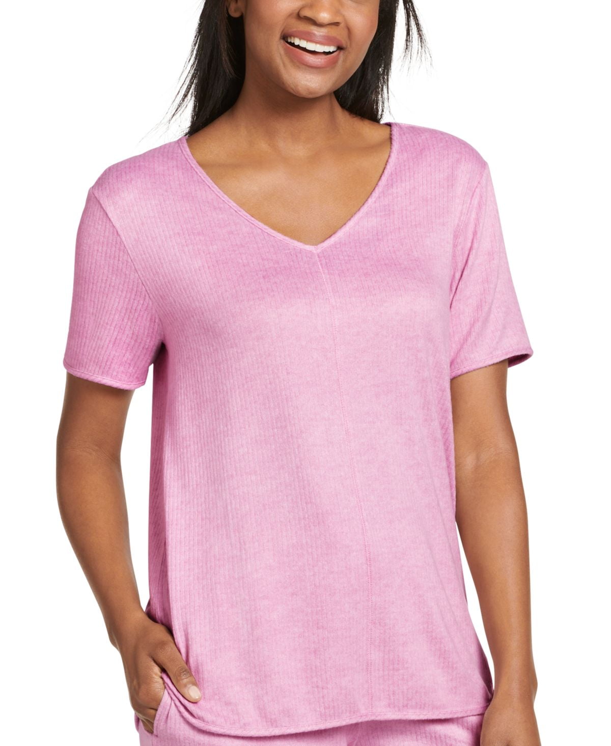 Jockey Womens Luxe Lounge Short Sleeve Sleepwear T-Shirt Size Medium ...