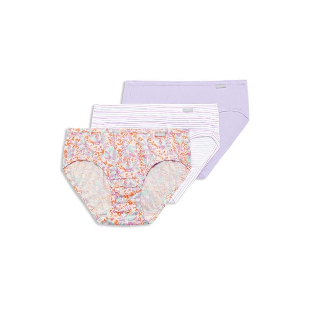 Jockey Womens Plus Size Elance Bikini 3 Pack Underwear Bikini Briefs 100% cotton - Walmart.com