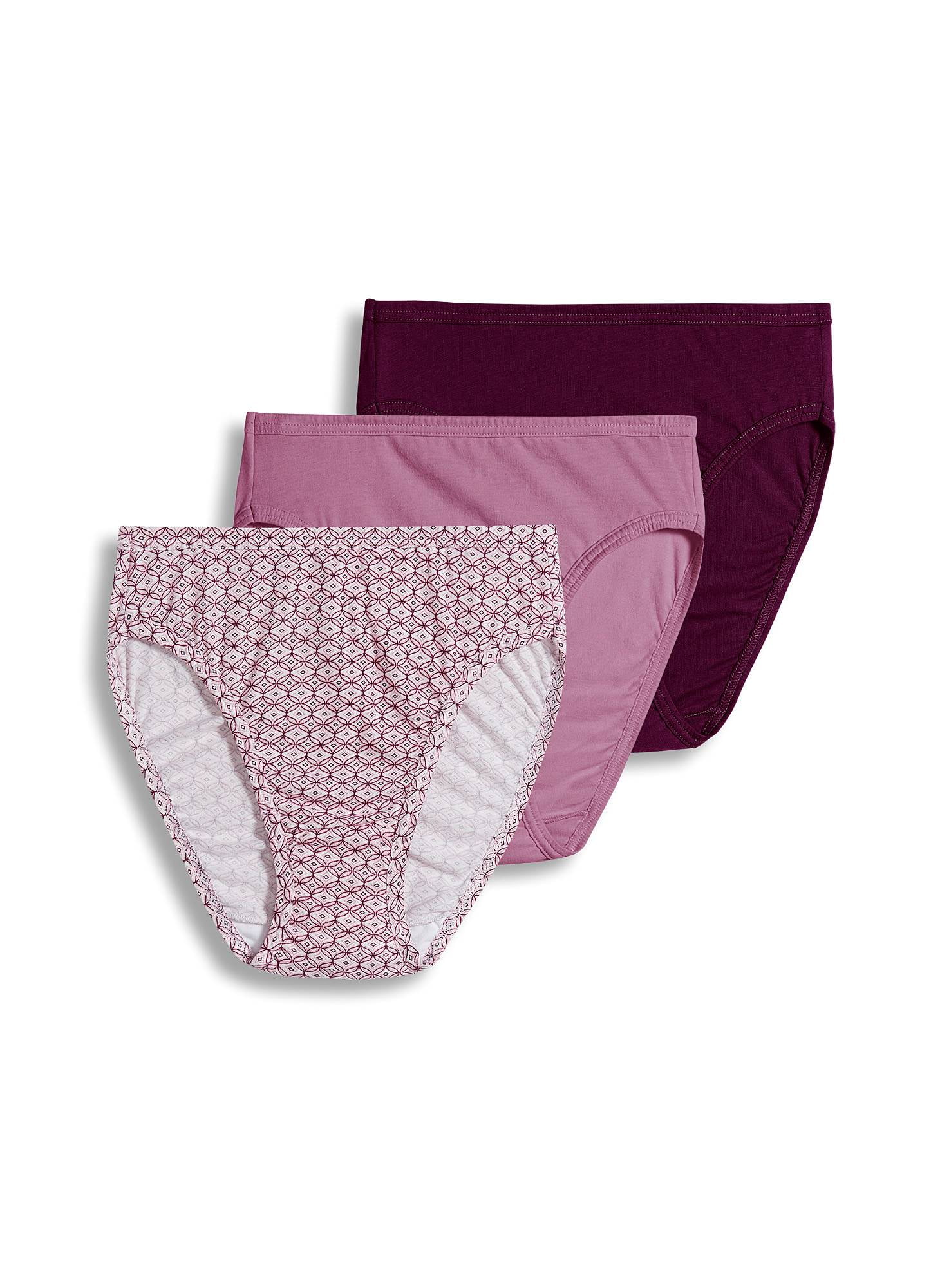 Jockey Womens Plus Size Elance French Cut 3 Pack Underwear Cuts 100