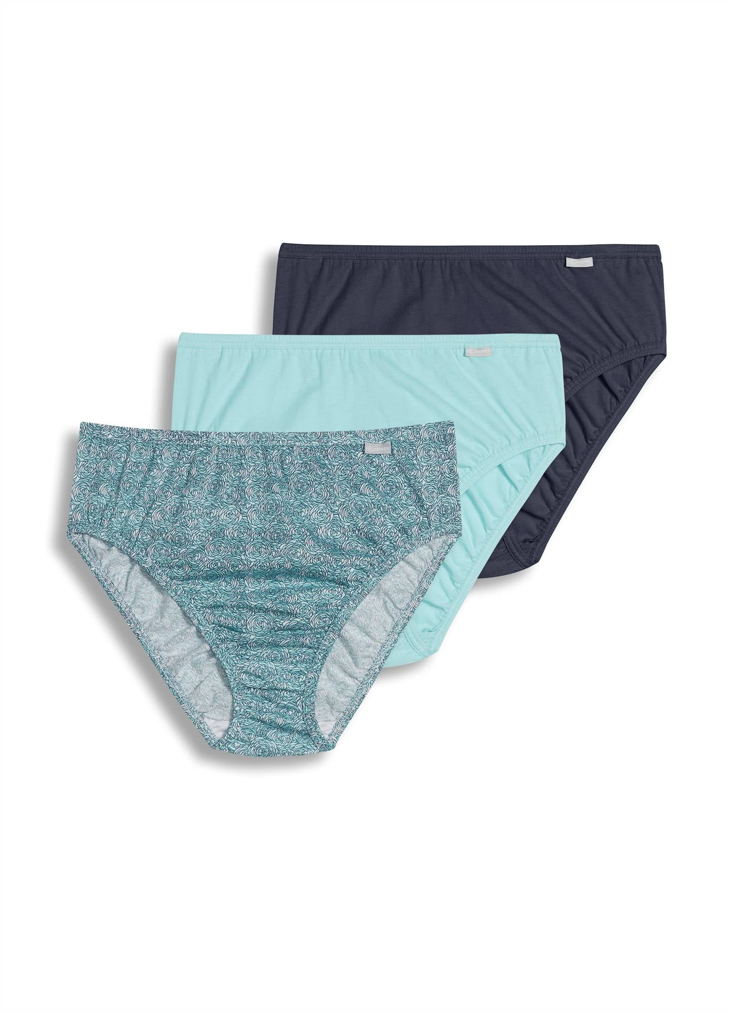 Jockey Womens Plus Size Elance French Cut 3 Pack Underwear Cuts 100
