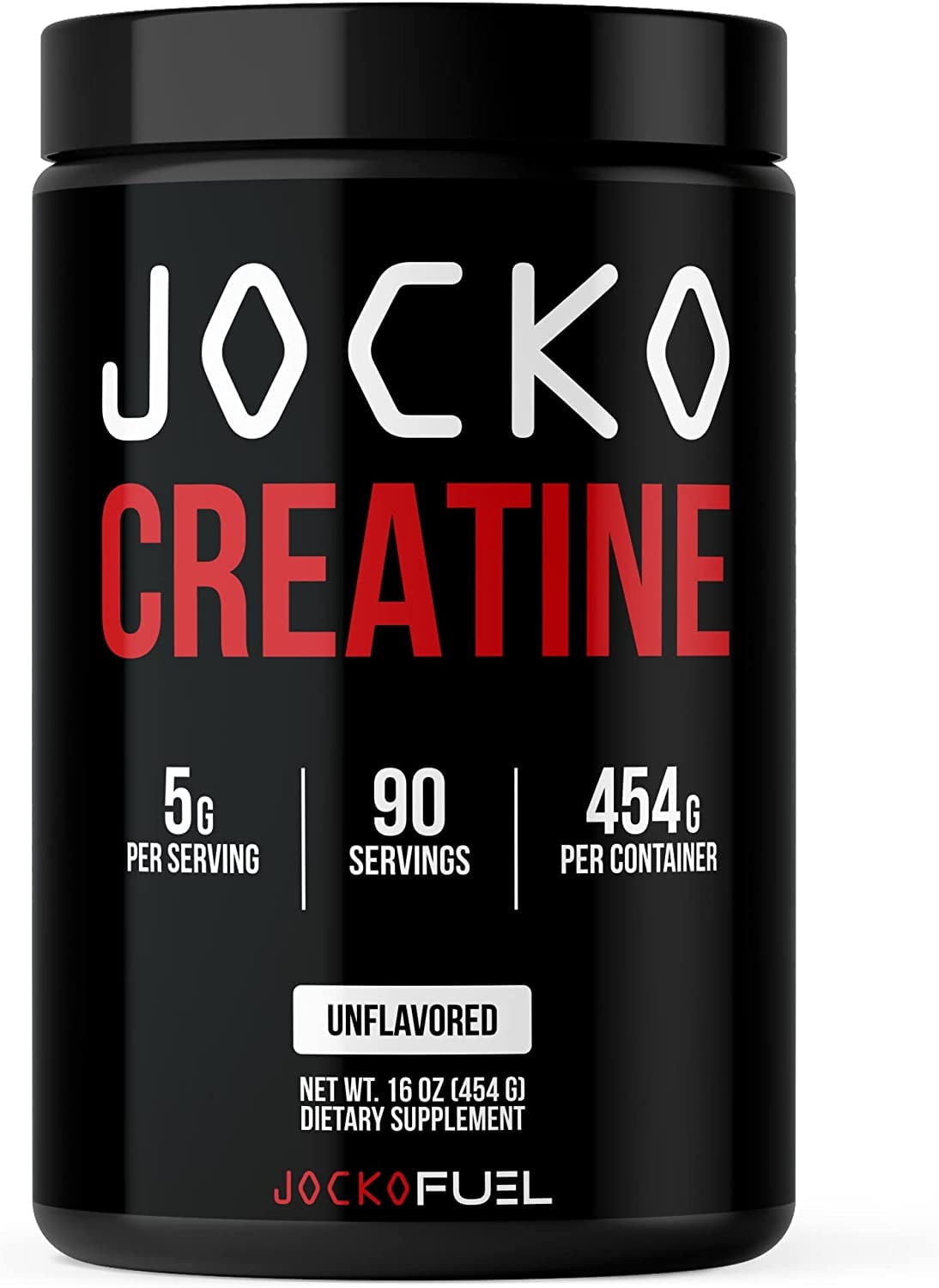 Jocko Fuel Creatine Monohydrate Powder, for Muscle Strength, Unflavored ...