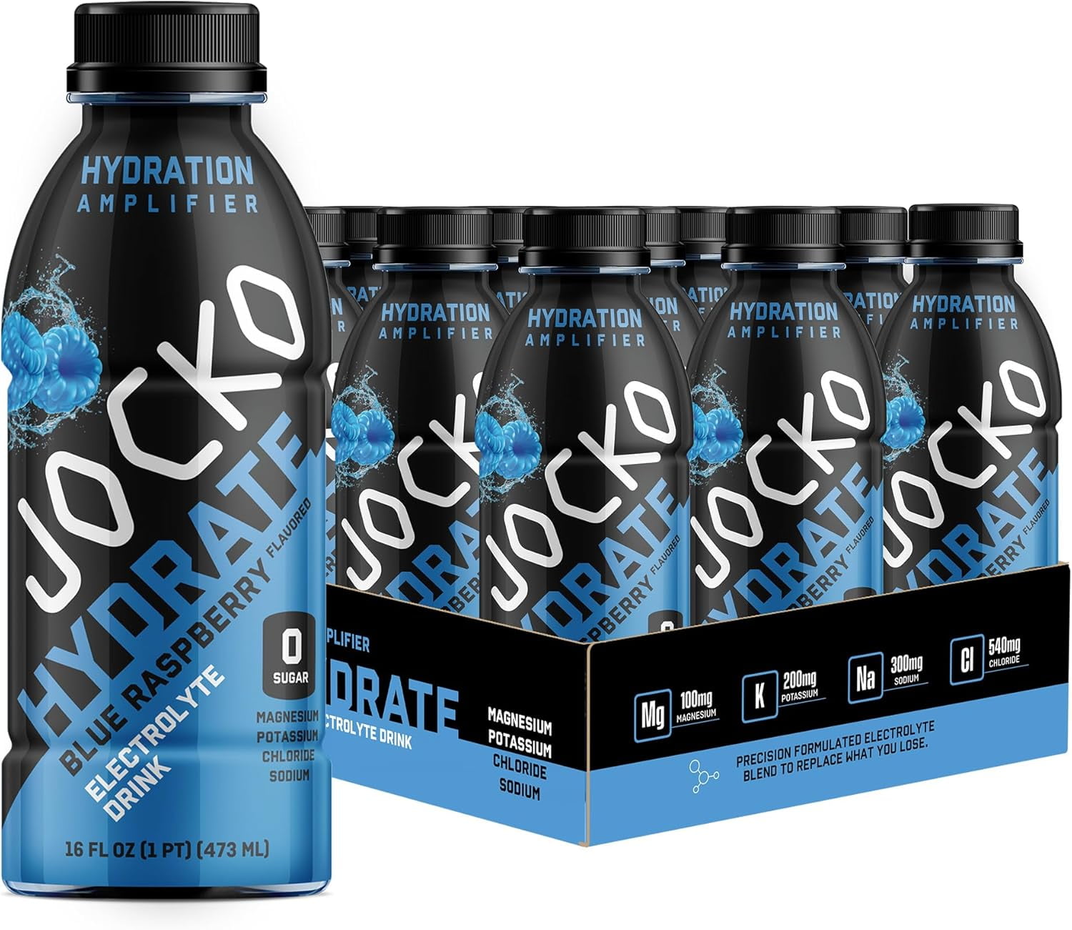 Jocko Fuel Hydrate Electrolyte Drinks - Sports Drink Hydration, Blue ...
