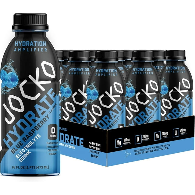 Jocko Fuel Hydrate Electrolyte Drinks - Sports Drink Hydration, Blue ...
