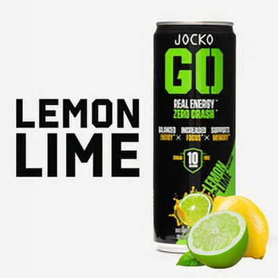 Jocko GO RTD Lemon Lime Energy Type Drink 12pk - Walmart.com