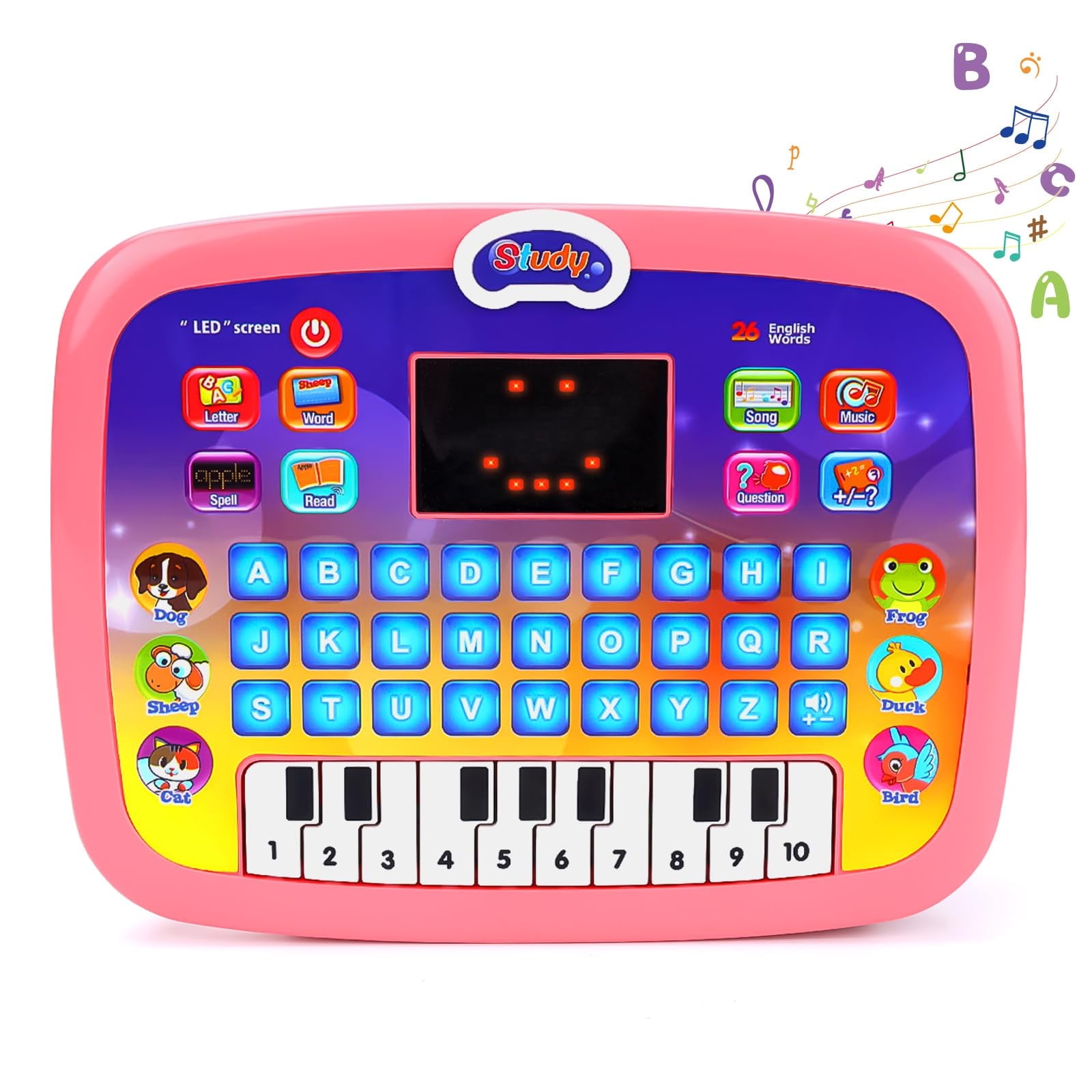 Jocossol Education Tablet Toddler Learning Toys for 1-3 Kids Tablet for ...