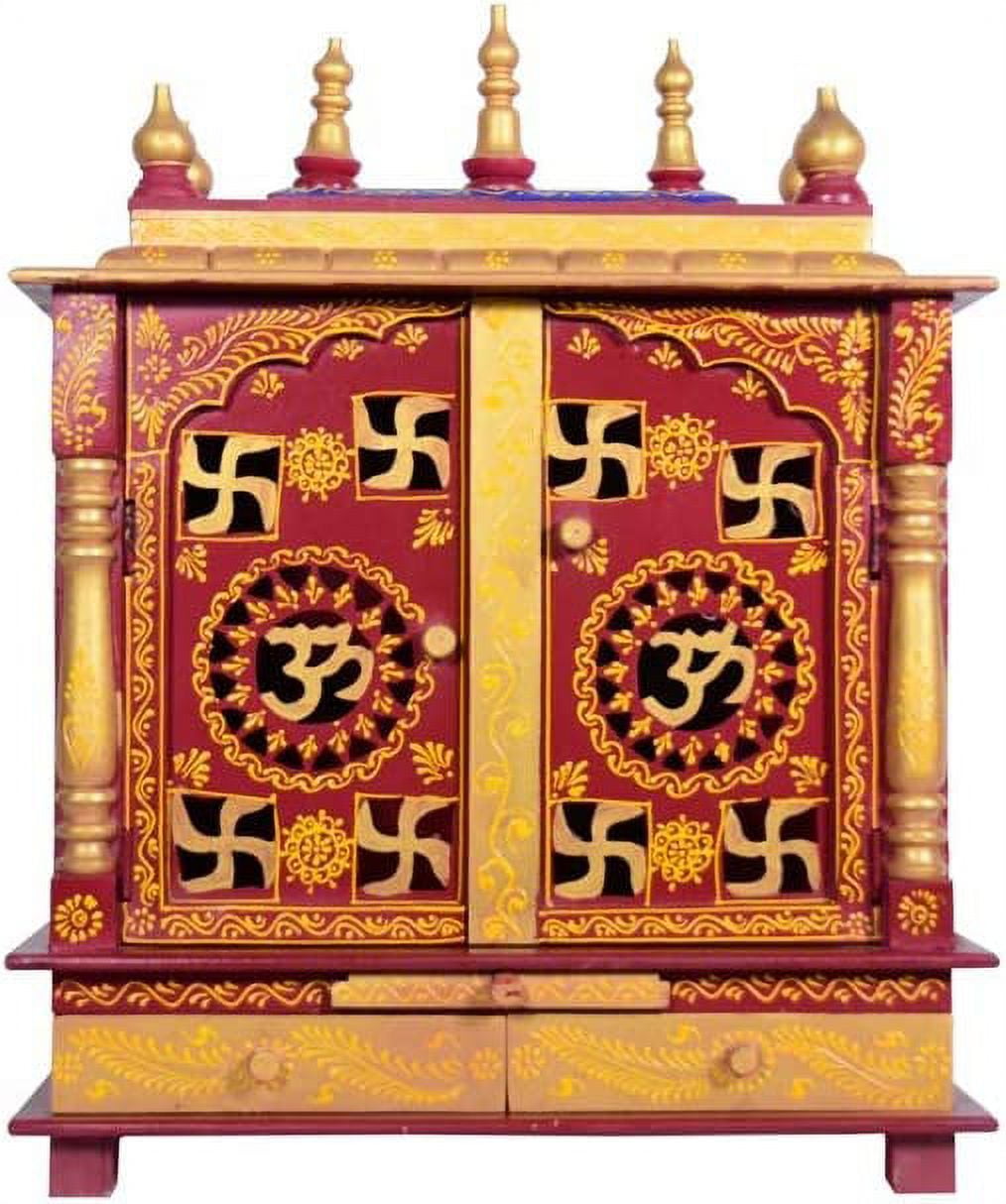 Jodhpur Handicrafts Home Temple/Pooja Mandir/Wooden Temple/Pooja Mandap ...