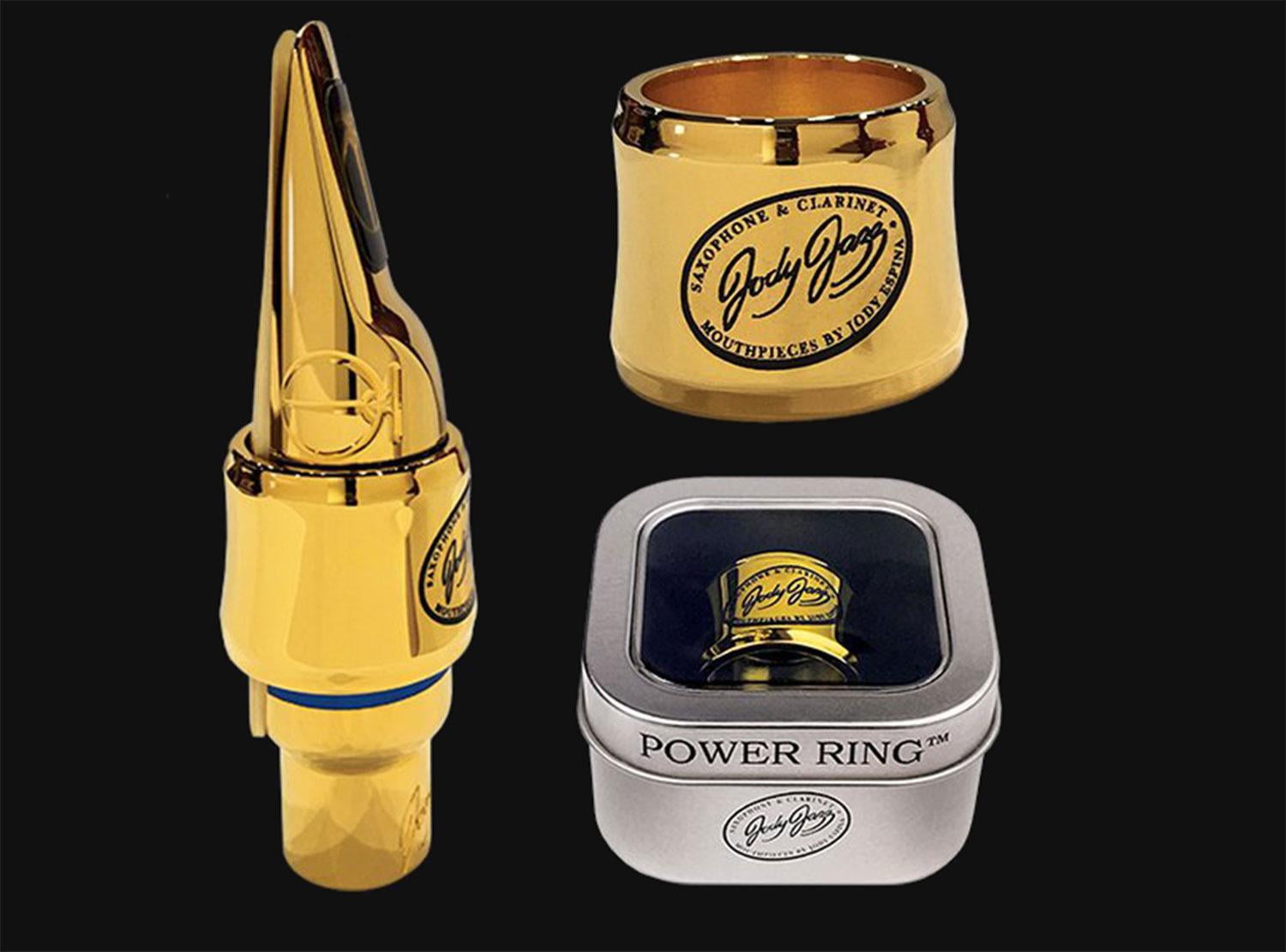 JodyJazz Power Ring DV/Super JET Gold Alto Saxophone Ligature - Walmart.com