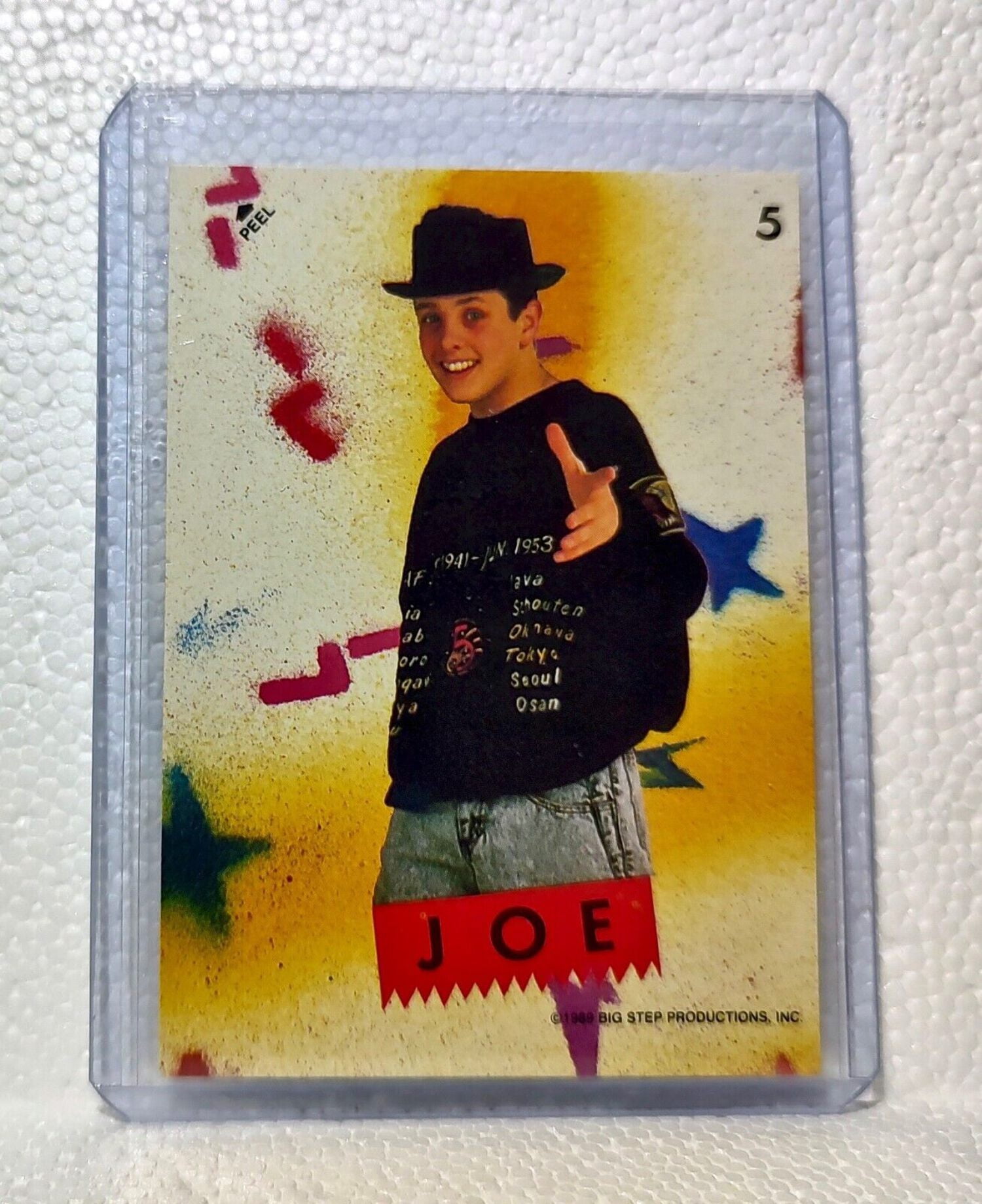 Joe 1989 New Kids on the Block #5 Sticker Trading Card - Walmart.com