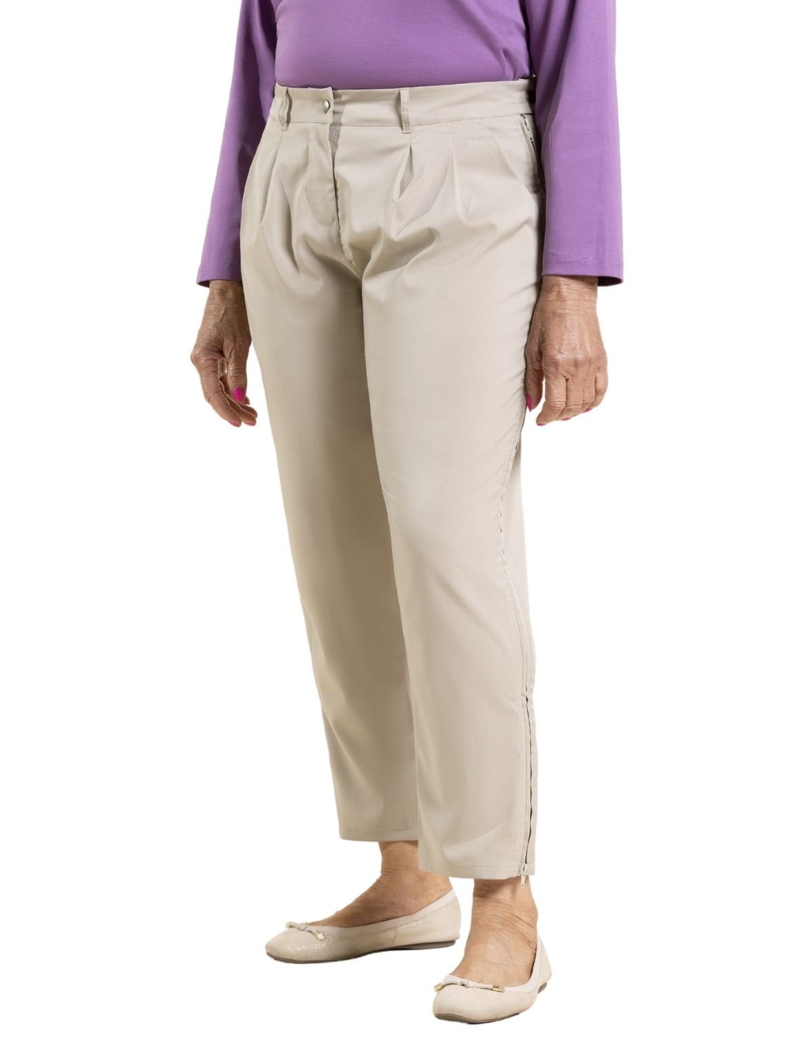 Joe & Bella Women’s Side Zip Freedom Chino - Walmart.com