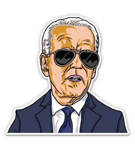 Joe Biden - 8" Vinyl Sticker - For Car Laptop I-Pad - Waterproof Decal ...
