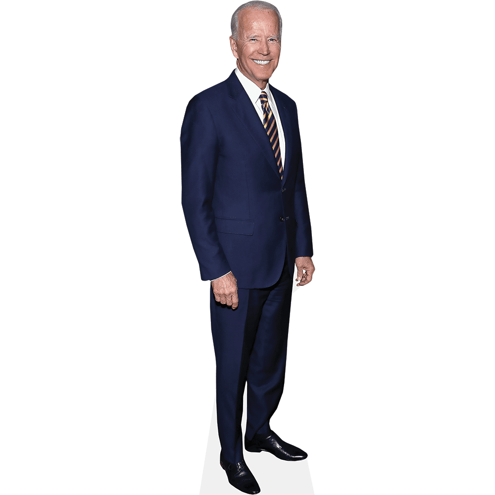 Joe Biden (Blue Suit) Lifesize Cardboard Cutout Standee - Walmart.com