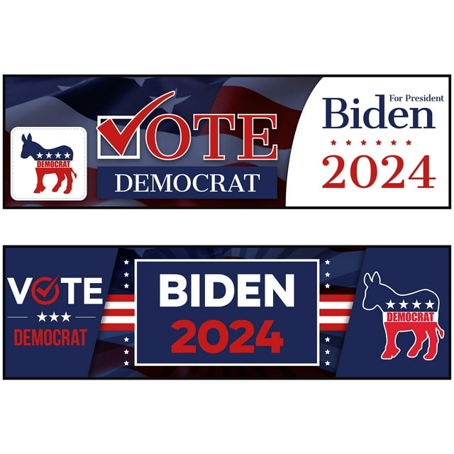Joe Biden Democrat Bumper Stickers for 2024 Presidential Elections ...