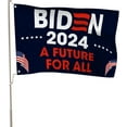 Joe Biden Flag 2024 A Future for All Single Sided Flag President Flag ...