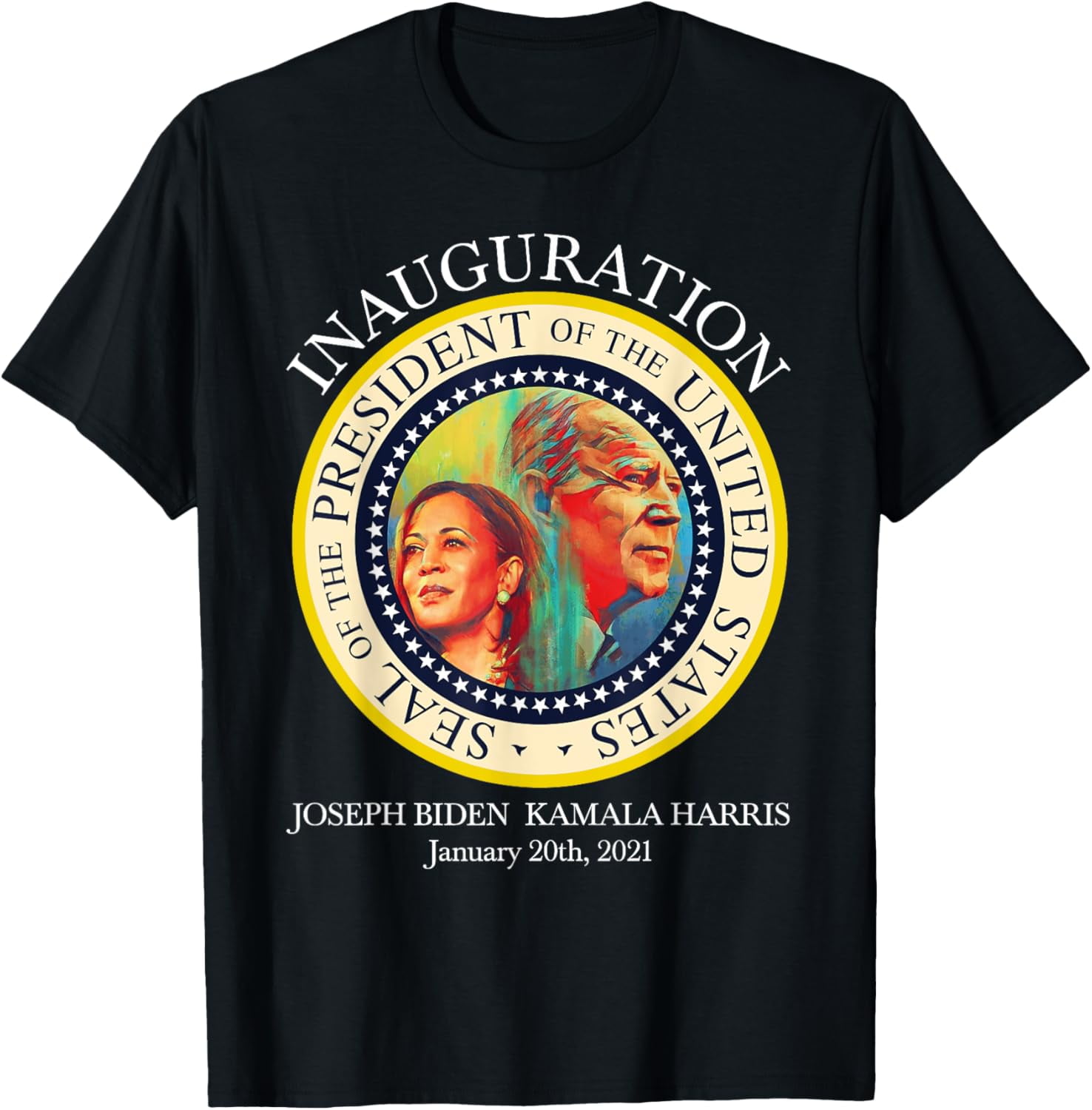Joe Biden Kamala Harris 2021 Presidential Inauguration USA T-Shirt ...