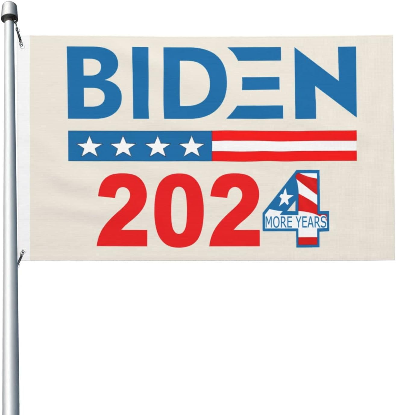 Joe Biden Kamala Harris 2024 Democrat Re-Elect Flag 3X5 Feet Double ...