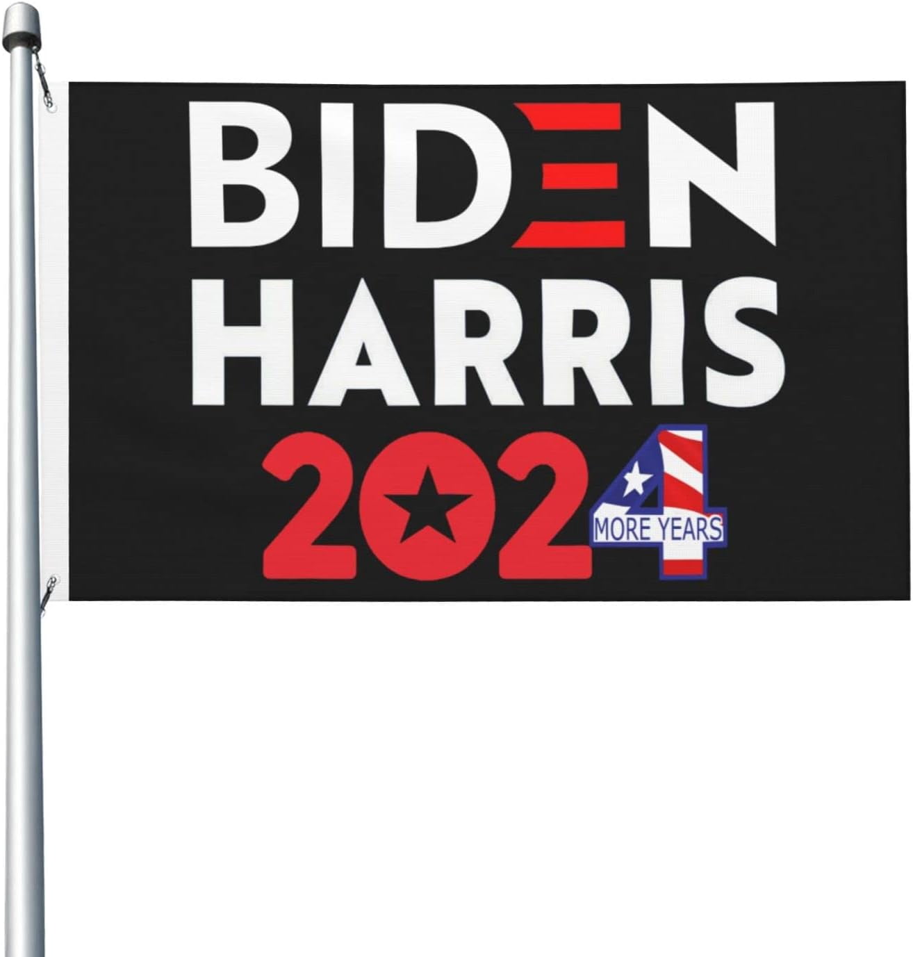 Joe Biden Kamala Harris 2024 Democrat Re-Elect Flag 3X5 Feet Double ...