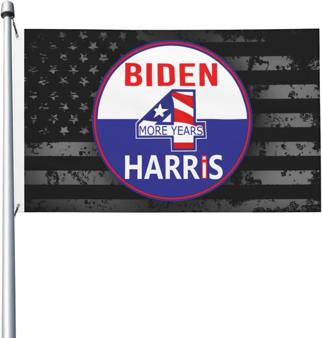Joe Biden Kamala Harris 2024 Democrat Re-Elect Flag 3X5 Feet Double ...