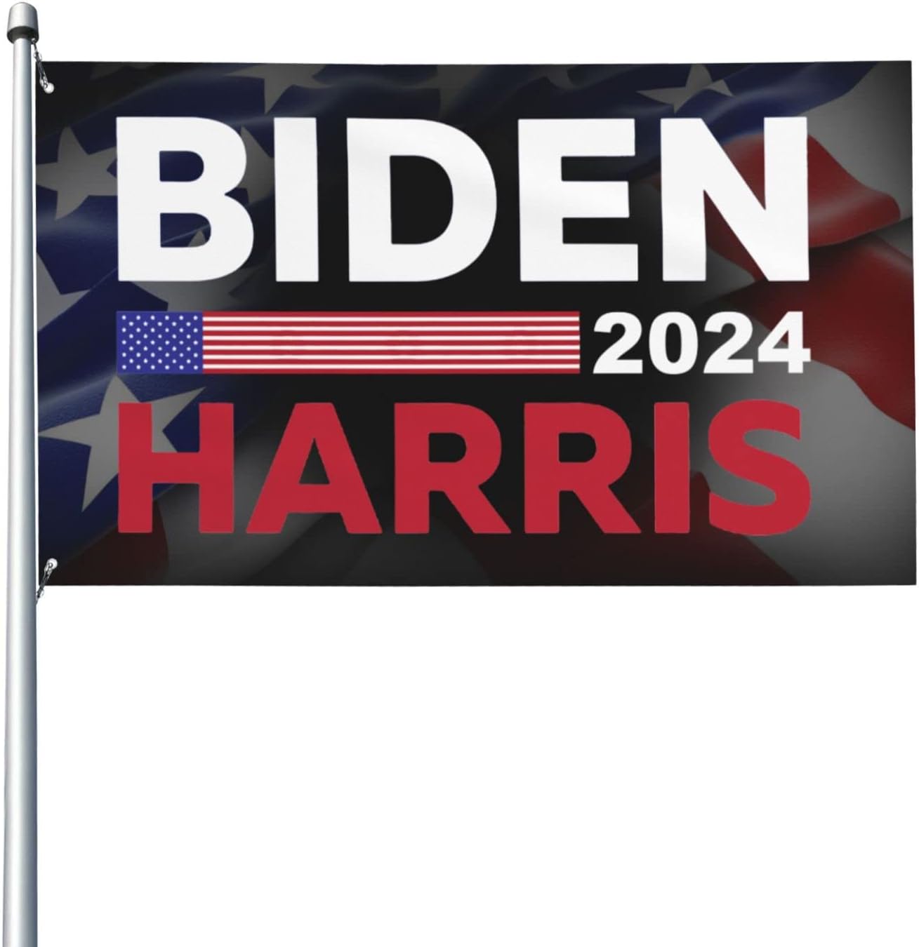 Joe Biden Kamala Harris 2024 Democrat Re-Elect Flag 3X5 Feet - Vivid ...