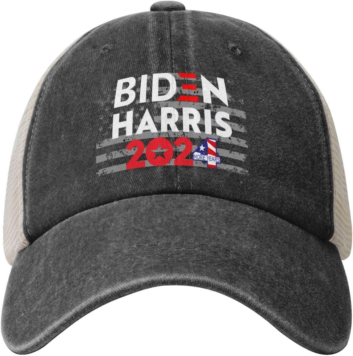 Joe Biden Kamala Harris 2024 Democrat Re-Elect Mesh Baseball Cap ...