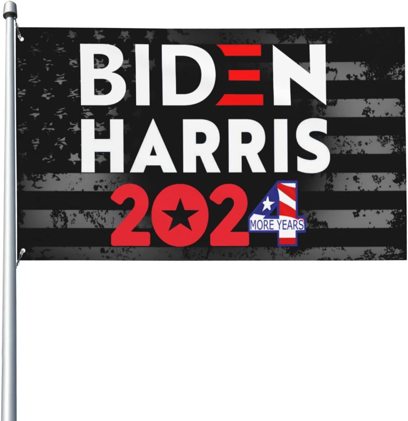 Joe Biden Kamala Harris 2024 Election 4 More Years Flag 3X5 Feet ...