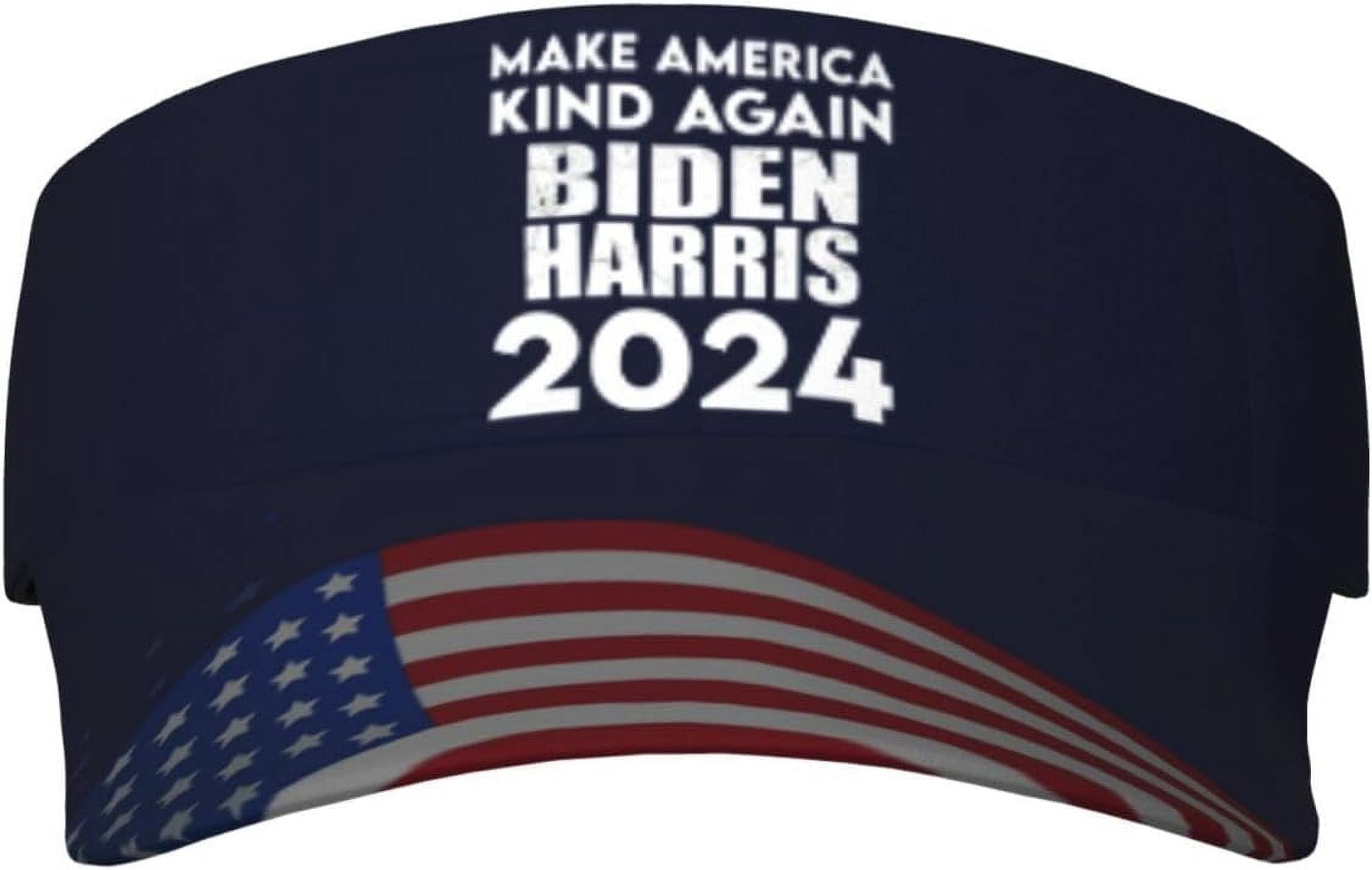 Joe Biden Kamala Harris 2024 Visor Cap Adjustable Uv Protection Sun ...