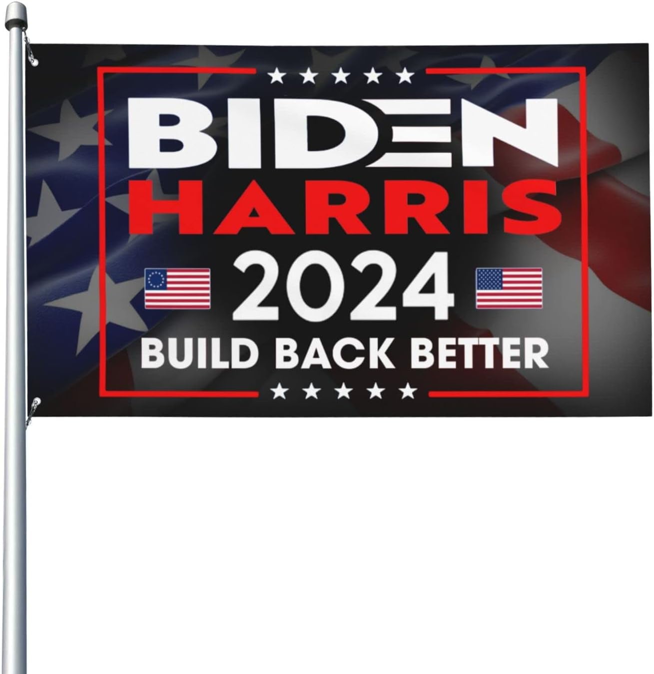 Joe Biden Kamala Harris Build Back Better Flag 3X5 Feet - Vivid Color ...
