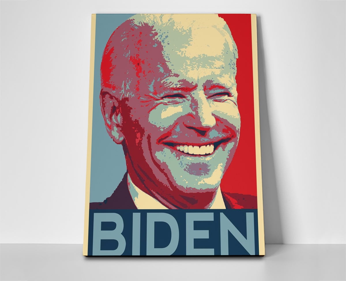 Joe Biden Poster or Wrapped Canvas - Walmart.com