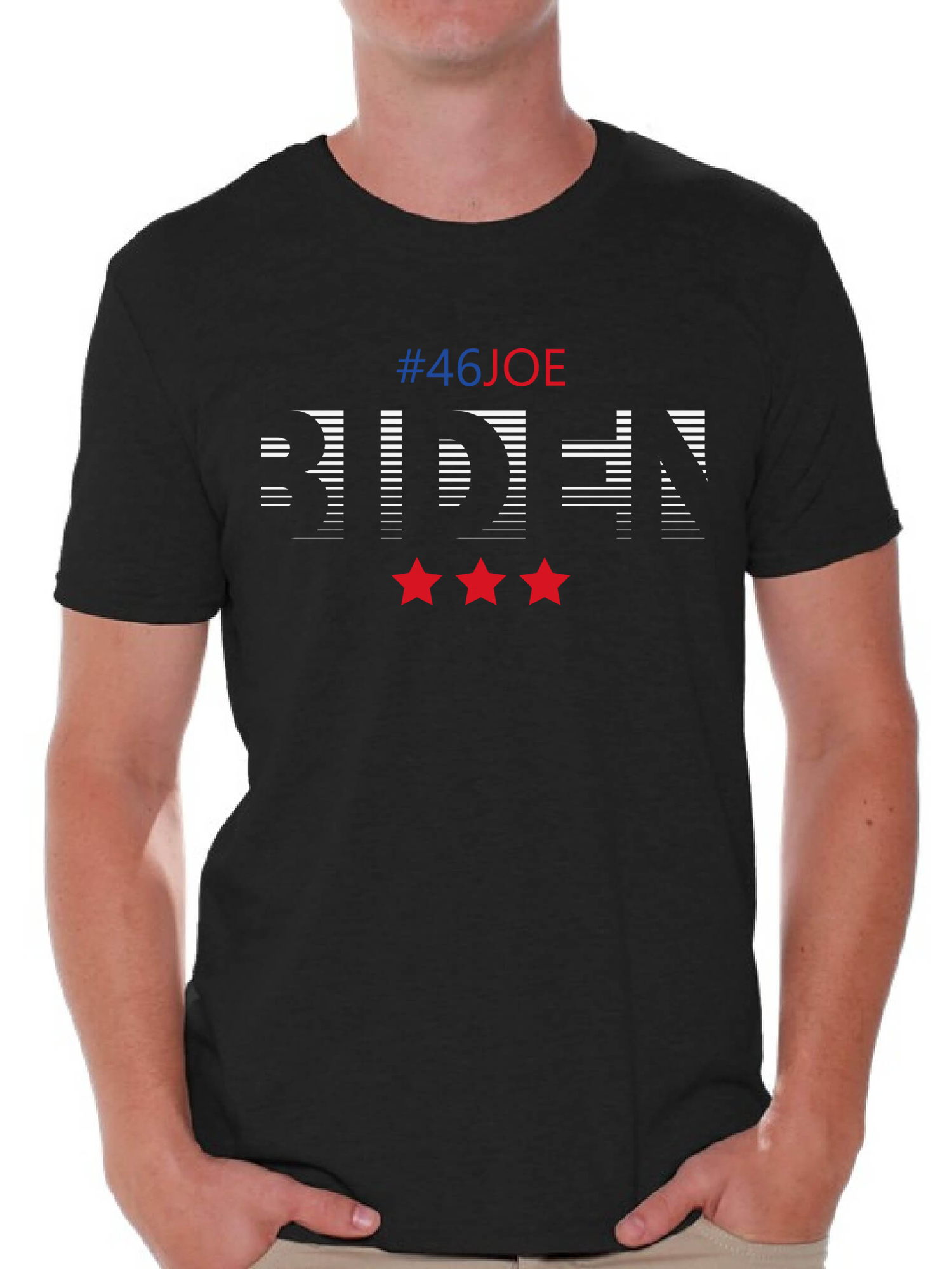 Joe Biden Shirt for Men Joe 2020 Tee for Men Win 46 Biden Men's T-Shirt ...