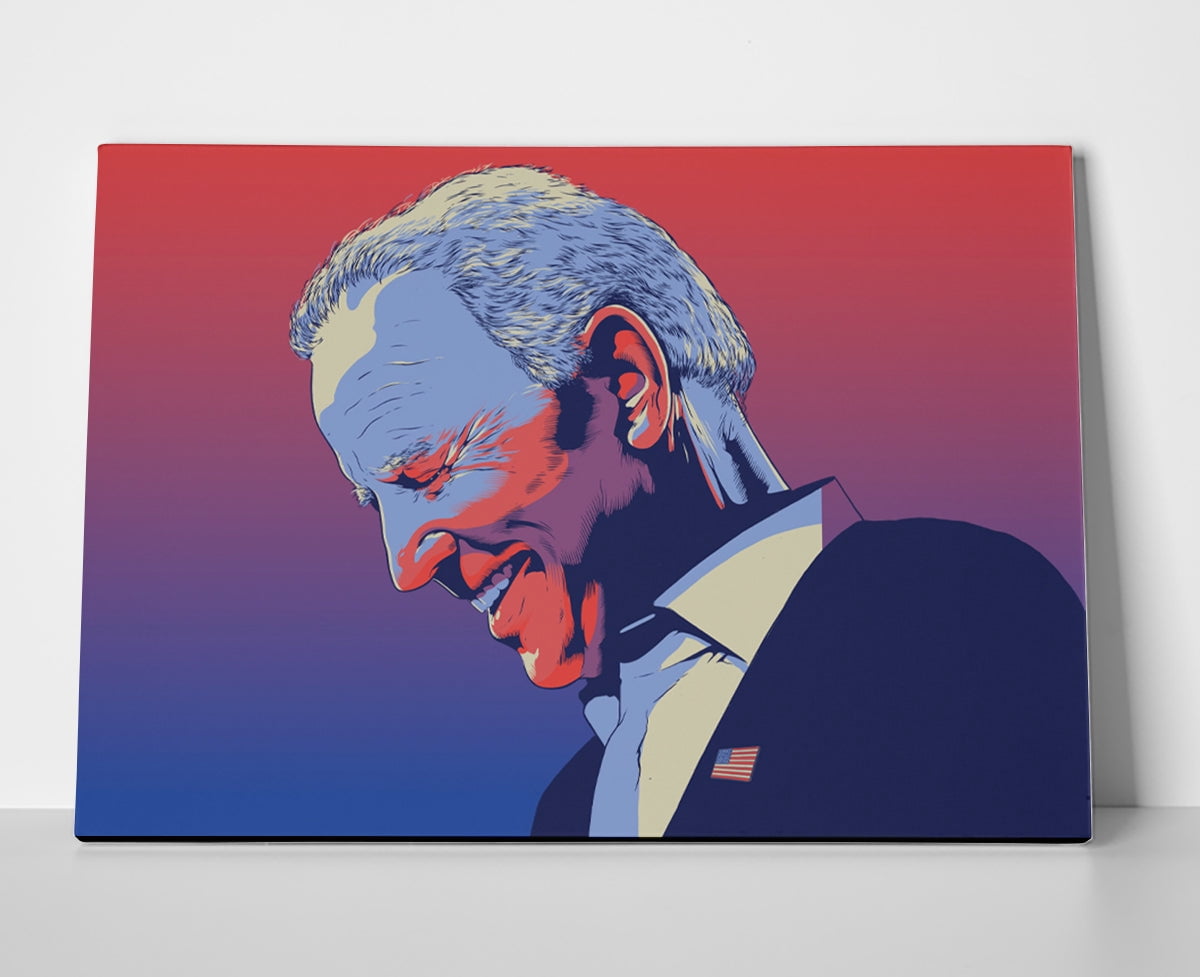 Joe Biden USA Poster or Wrapped Canvas - Walmart.com
