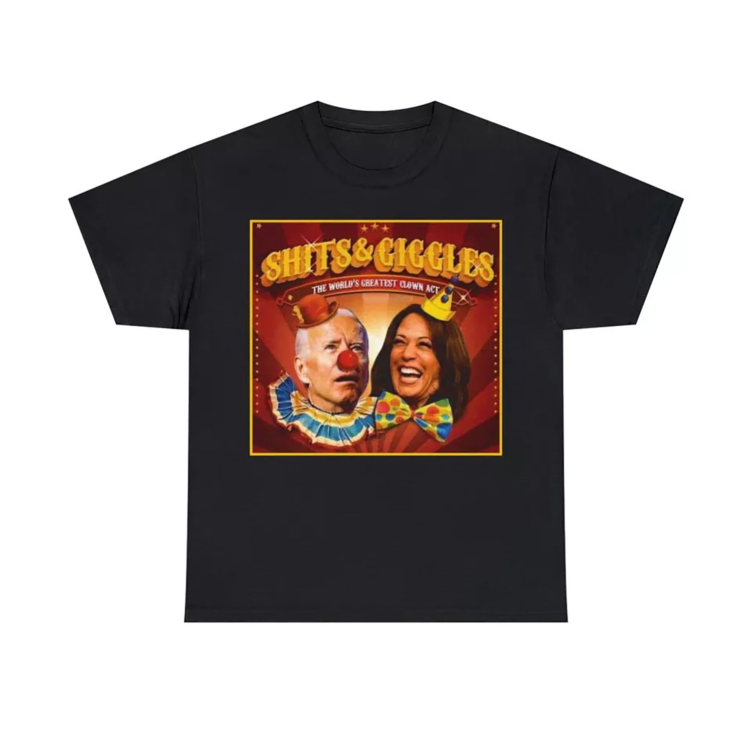 Joe Biden and Kamala Harris are Shits&Giggles Unisex Heavy Cotton Tee ...