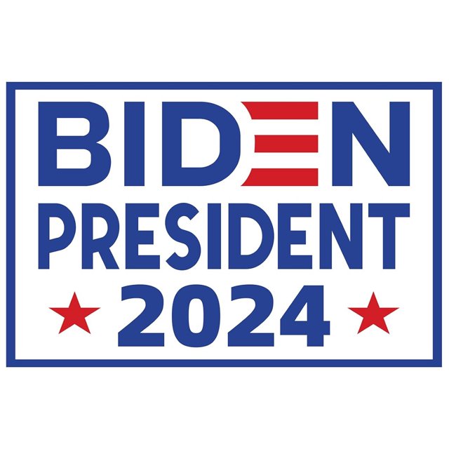 Joe Biden for President Tin Sign, Voted for Biden 2024 Election For ...