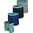 Joe Boxer Mens Joe Boxer Iconic Performance Fabric 4 Pack Boxer Briefs ...