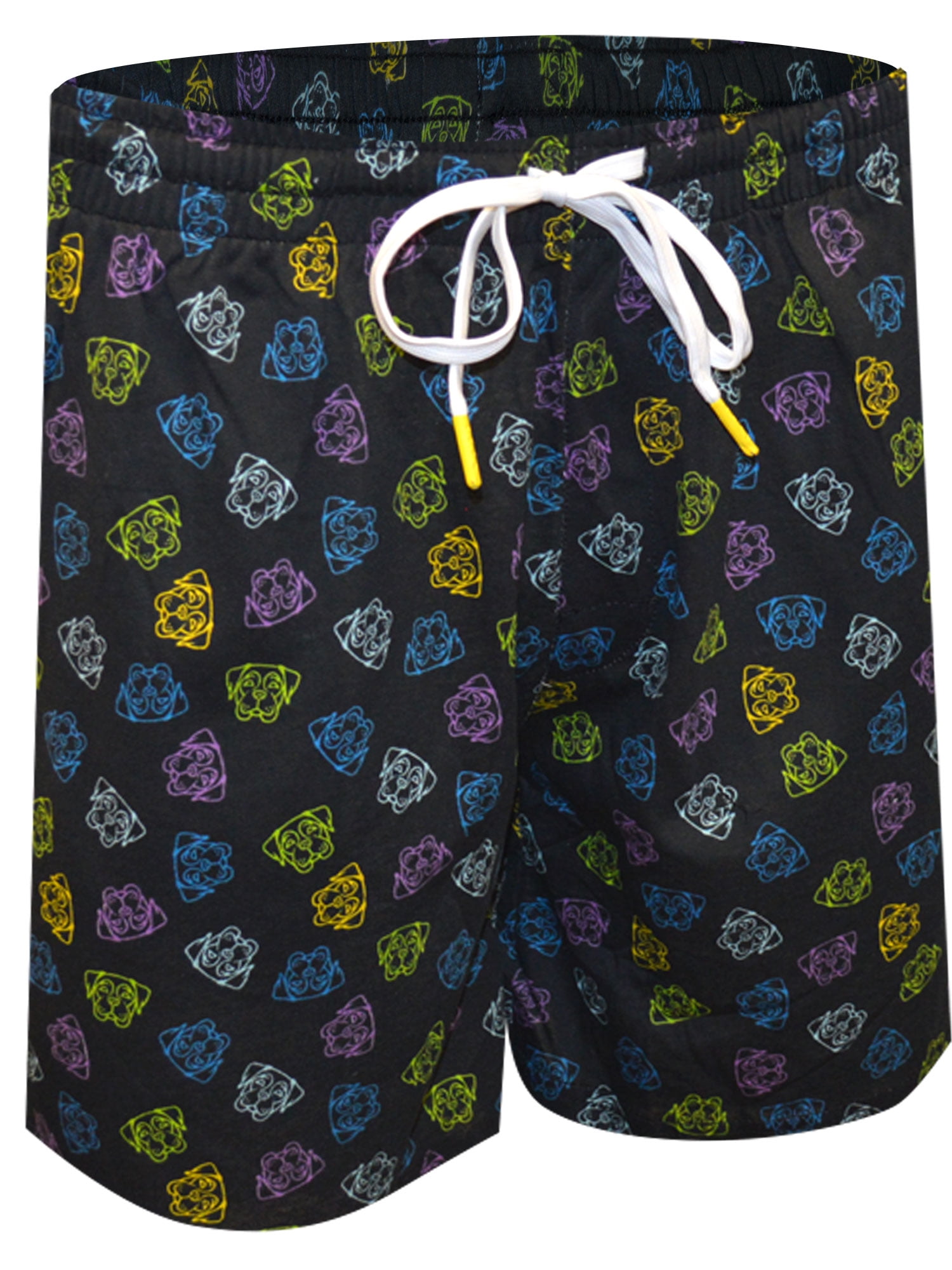 Joe Boxer Mens Joe Boxer Loungewear Boxer Dogs Black Loungeshort (X ...