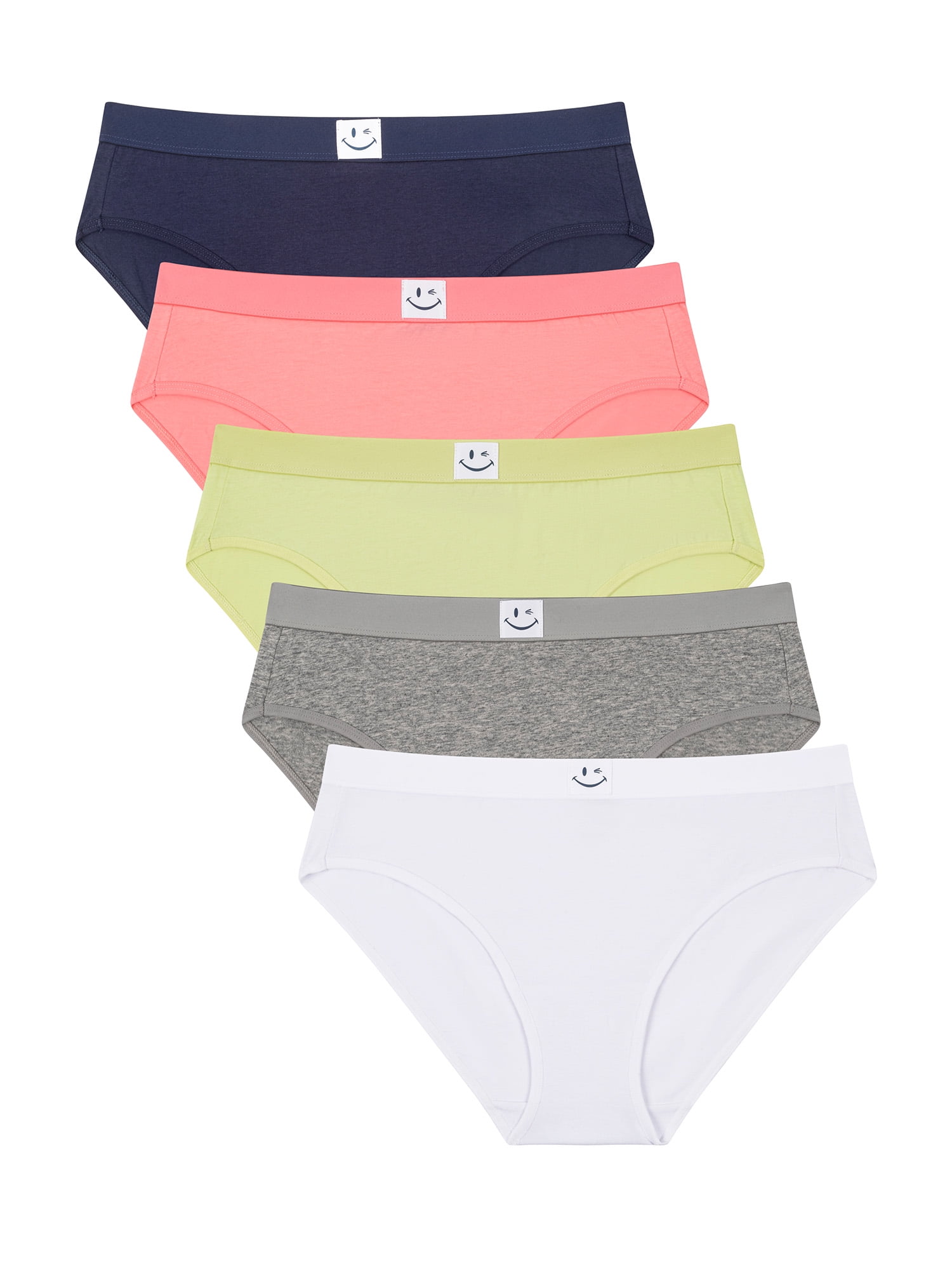 Joe Boxer Women's 5-pack Winky Waistband Hi-cut Brief - Walmart.com