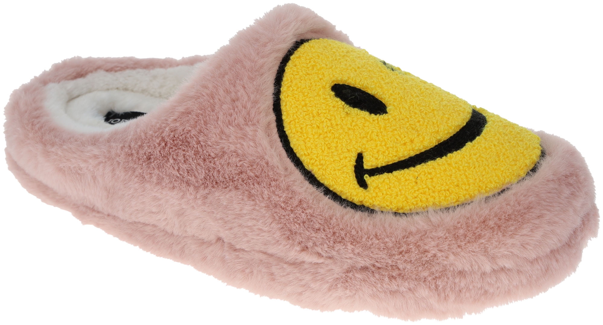 Joe Boxer Women's Plush Slipper, Mr. Winky Novelty Clog Slipper, Blush ...