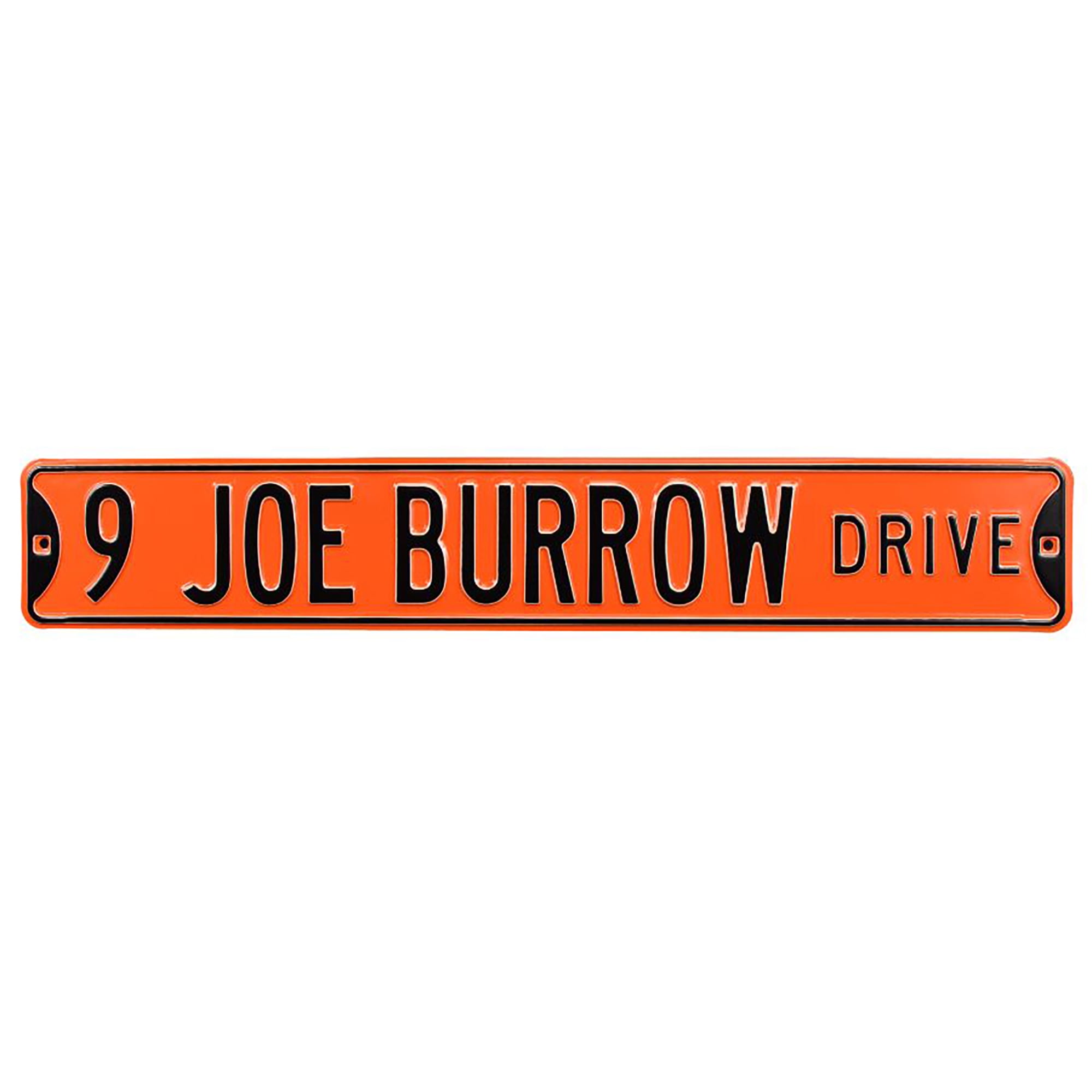 Joe Burrow Cincinnati Bengals 6" x 36" Steel Street Sign - Walmart.com