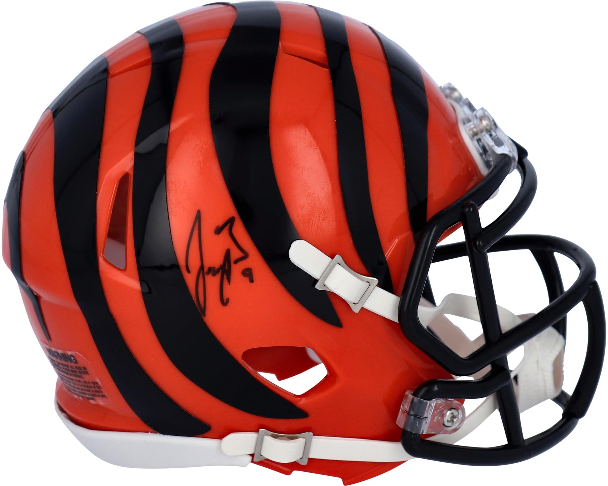 Joe Burrow Cincinnati Bengals Autographed Riddell Speed Mini Helmet ...