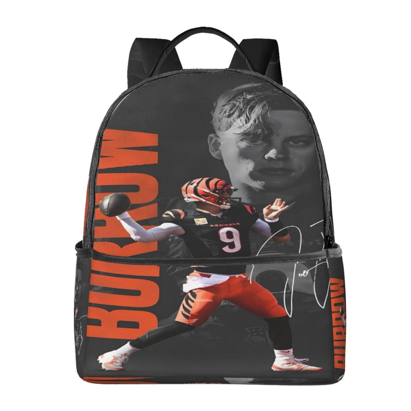 Joe Burrow Customized Fashion Travel Backpack, Football Team Logo Fan ...