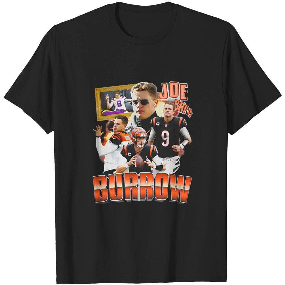 Joe Burrow Vintage 90s Shirt Joe Burrow T Shirt Joe Burrow 2023 Football Shirt
