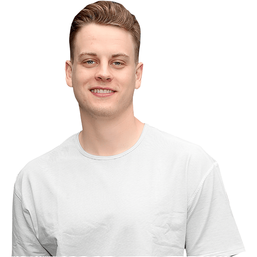 Joe Burrow (White Top) Half Body Buddy Cutout - Walmart.com