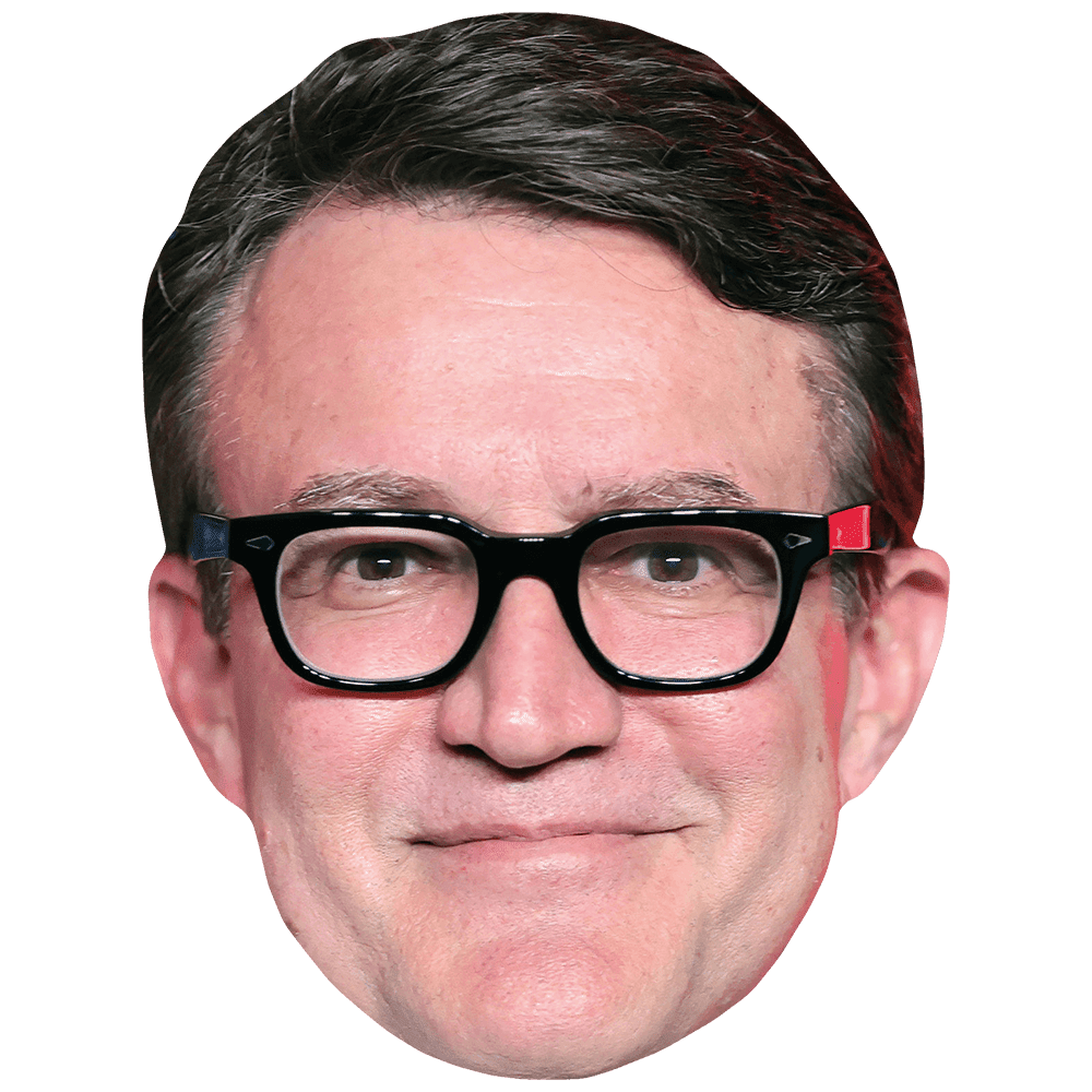 Joe Chrest (Glasses) Celebrity Mask, Flat Card Face, Fancy Dress Mask ...