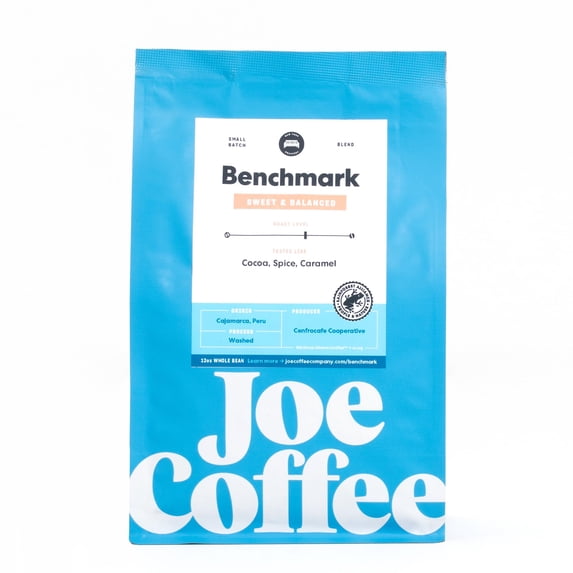 Joe Coffee Company - Benchmark Whole Bean Specialty Coffee, 12 oz Bag ...