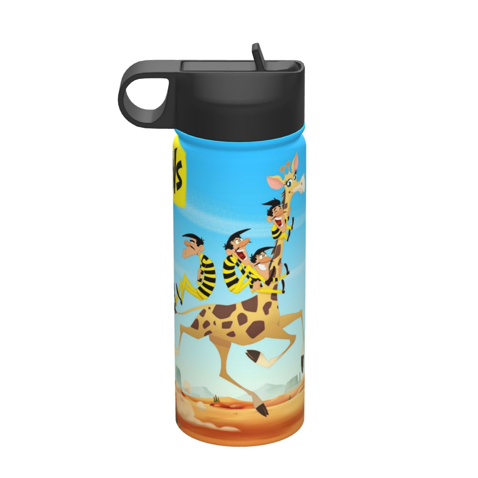 Joe Dalton Kids Insulated Water Bottle With Straw - 18 Oz Stainless ...